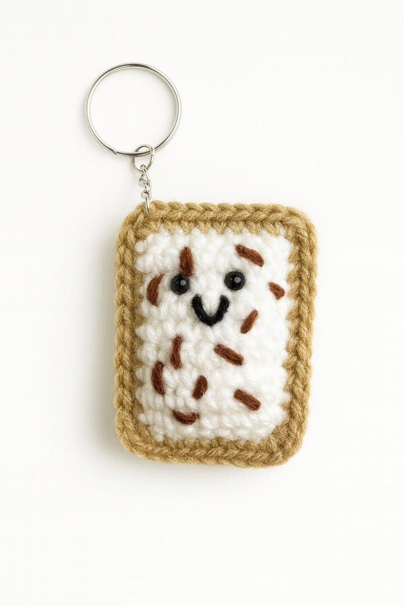 Poptart Crochet Keychain - Etsy