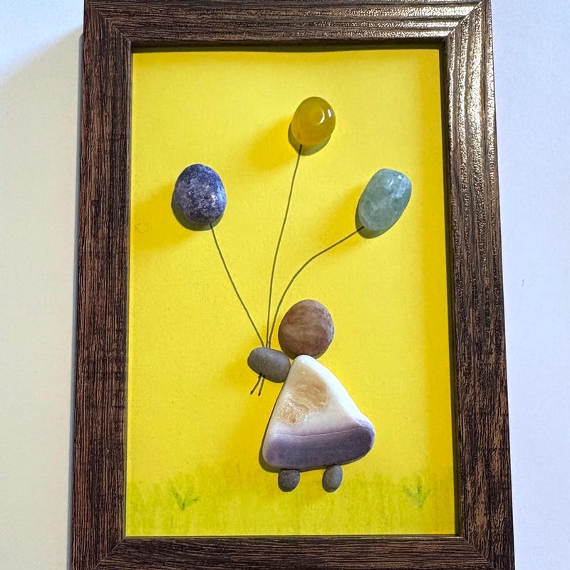 Pebble Art Balloon - Etsy