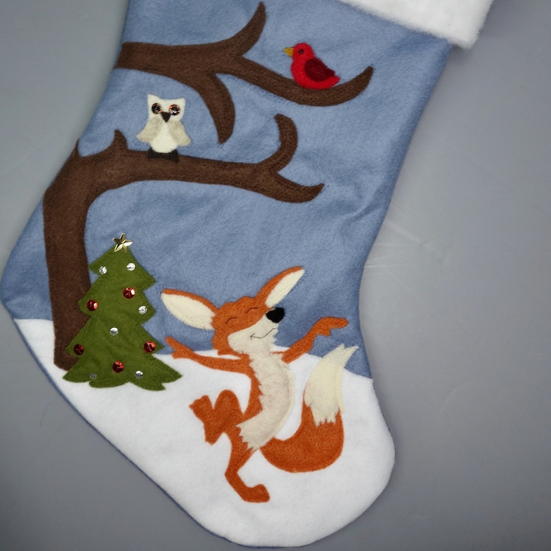 Christmas Stocking Fox - Etsy