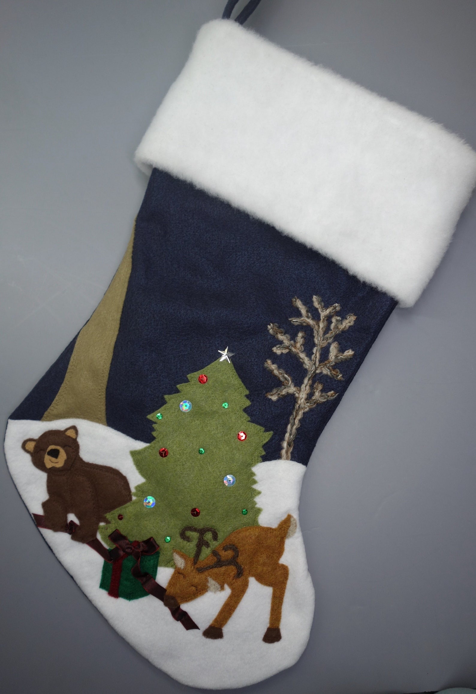 Felt Stockingwoodland Friends - Etsy