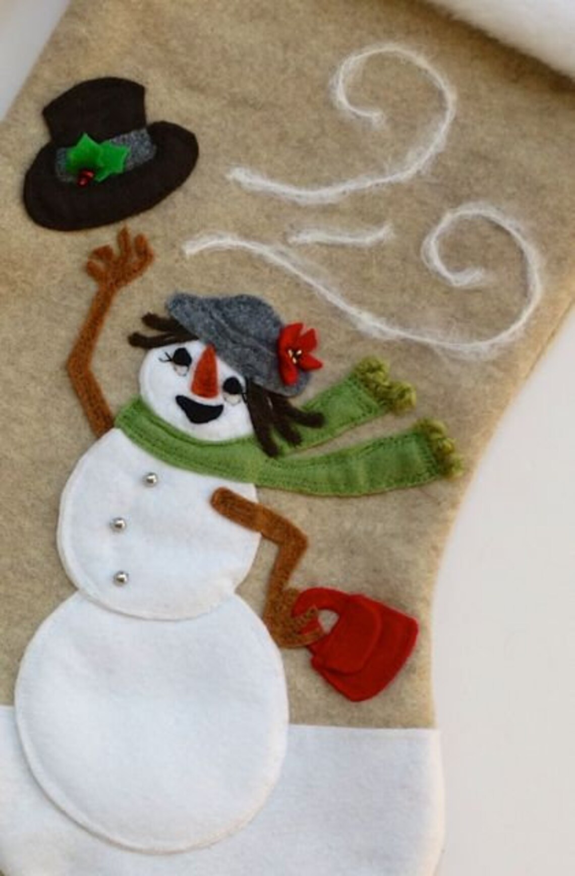 His and Hers Christmas Stocking Setsnowman - Etsy
