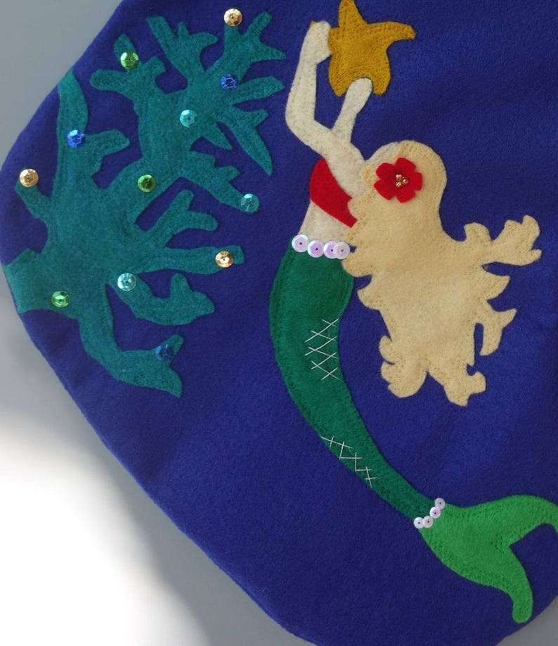 Mermaid Personalized Christmas StockingSea-sons | Etsy