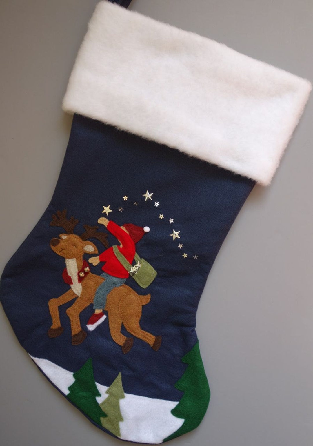 Personalized Heartfelt Stocking --"christmas Magic" - Etsy