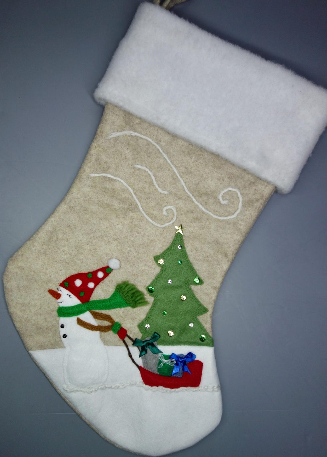 Personalized Family Christmas Stocking Set Options--"three Snow Kids ...