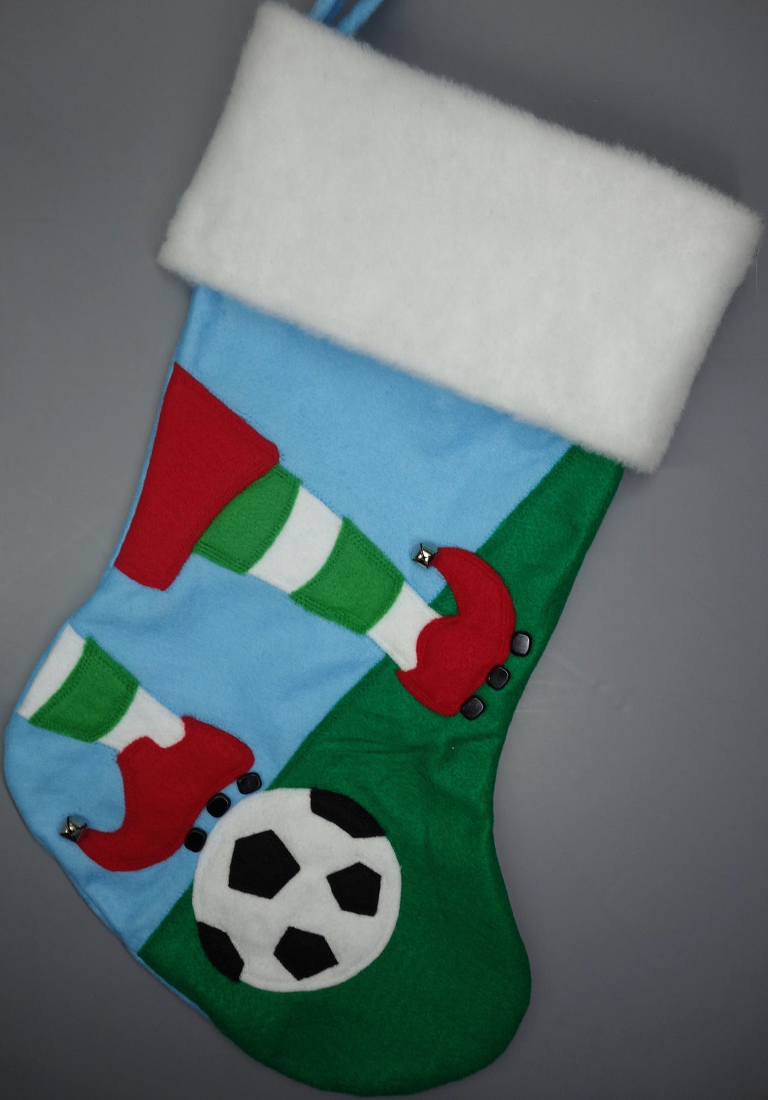 Soccer Personalized Christmas Stocking--"elf Trap" - Etsy