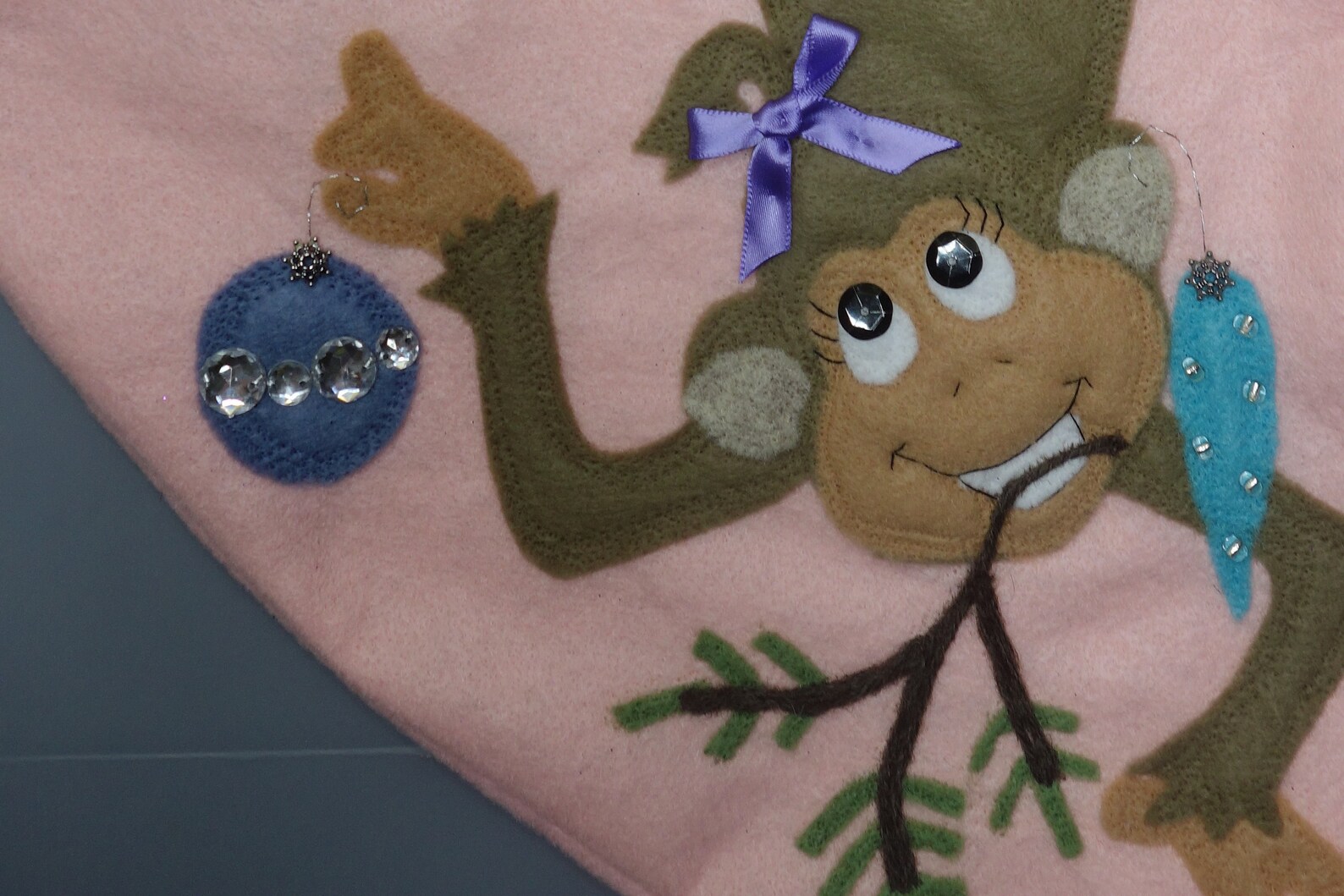 Monkey Christmas Stockingsweet Monkey Girl - Etsy