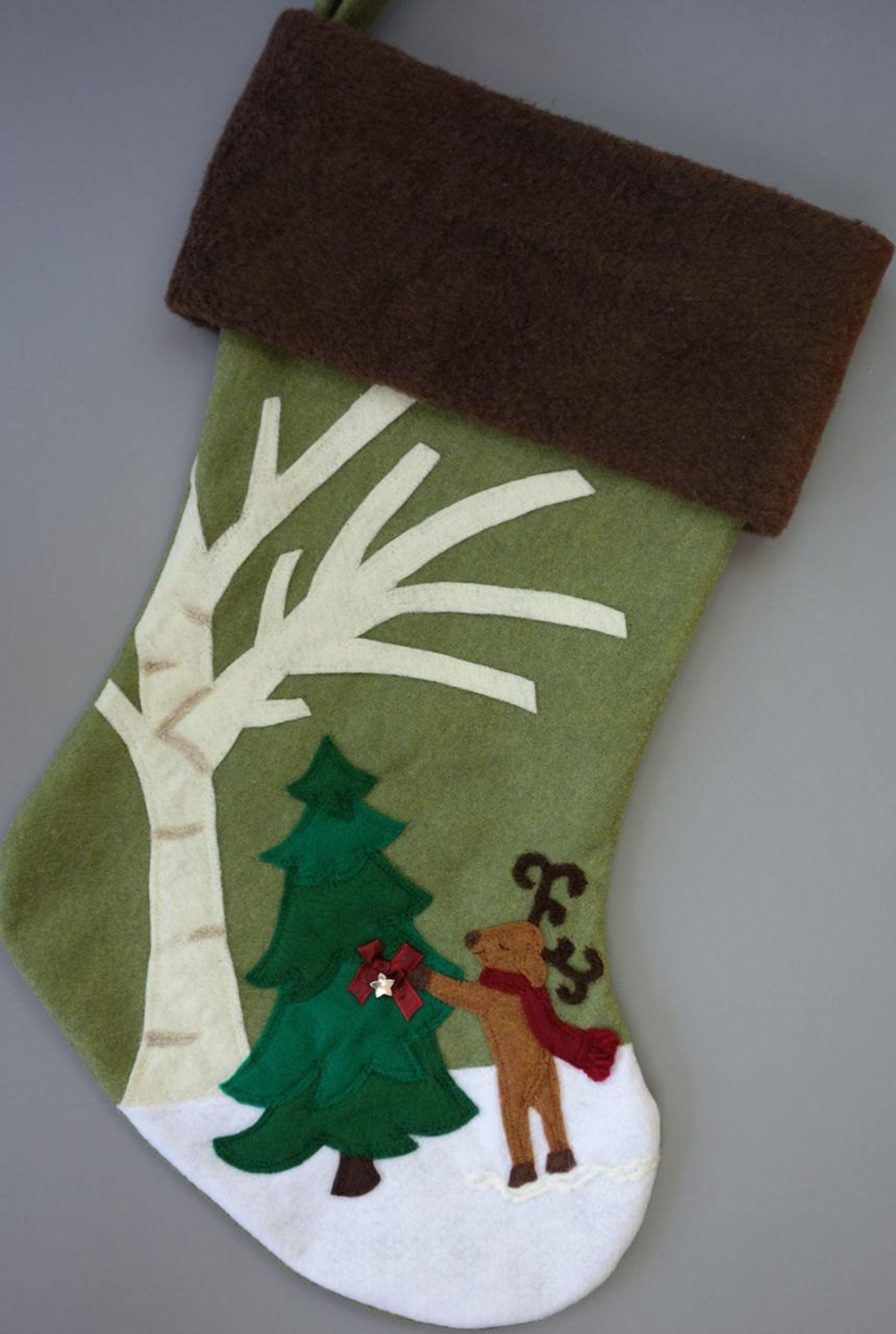 Personalized Family Stockings Stocking Set-- "dear Deer Child ...