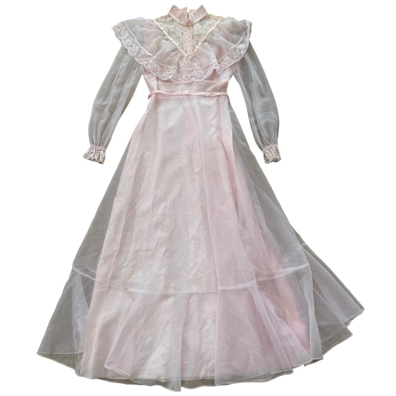 Sheer Prairie Dress Vintage - Etsy