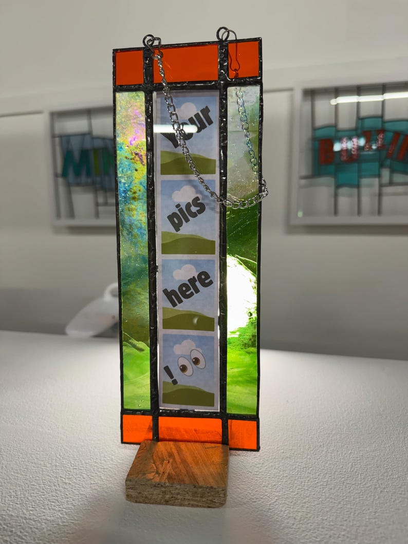 Handmade Stained Glass Photo Frame - Handcrafted Design Inc NEW Photo ...