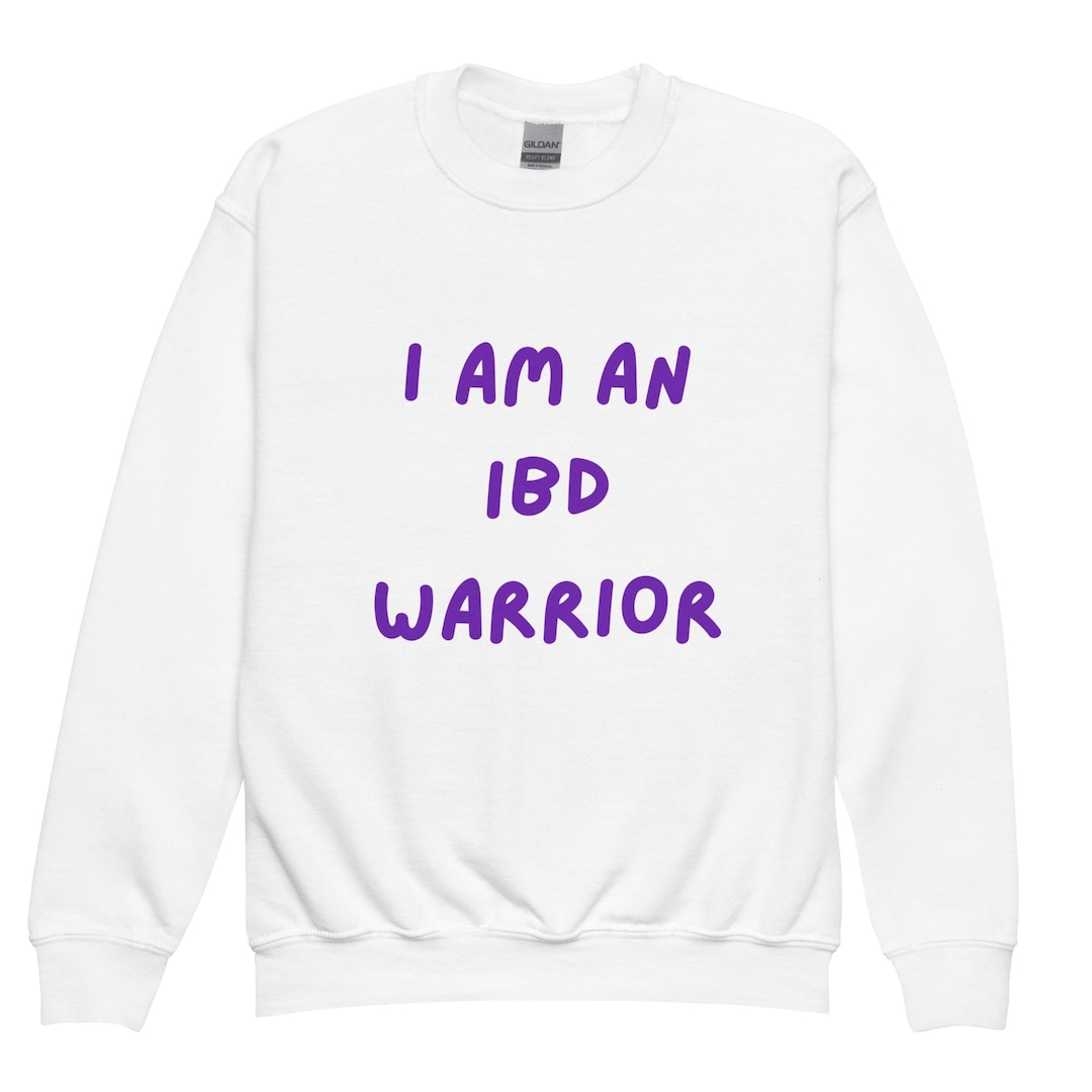 Kids I Am an IBD Warrior - IBD Awareness Crewneck Sweatshirt - Etsy