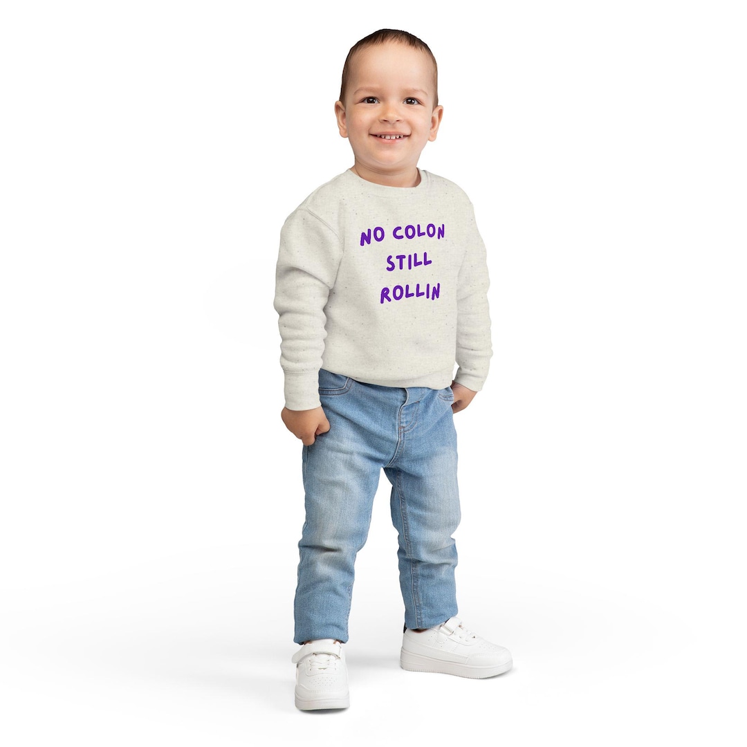 No Colon Still Rollin – IBD, Diverticulosis, Cancer Awareness Toddler ...