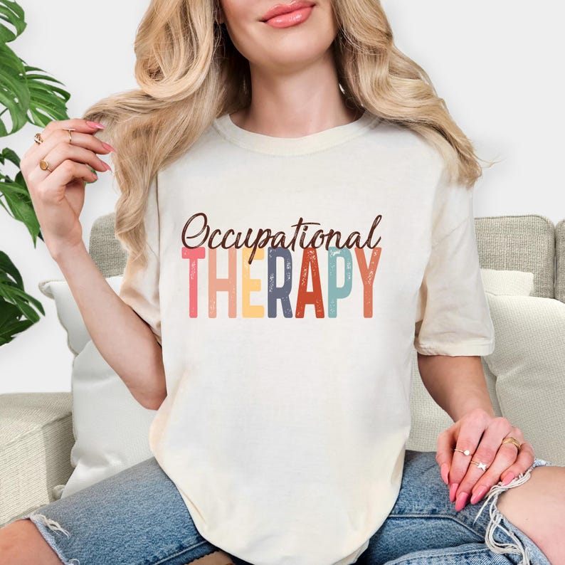 Occupational Therapy DTF Transfer, OT Gift Iron On, Therapist Design ...