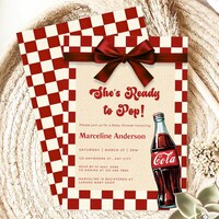 Editable Ready to Pop! Cola-themed Baby Shower Invitation - Etsy