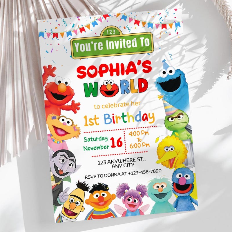 Elmos World Party Svg - Etsy