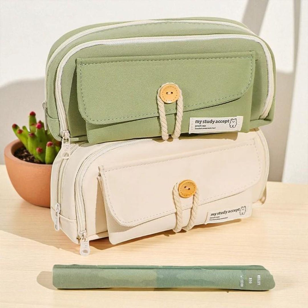 Multi-compartment Oxford Pencil Case || Stylish Large Capacity Pen ...