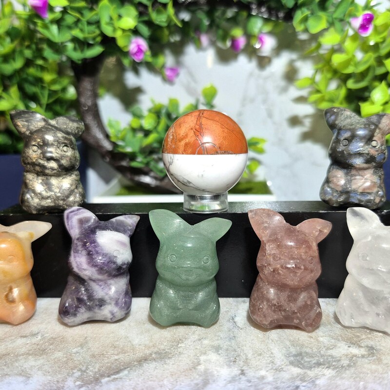 Crystal Pokeballs - Etsy