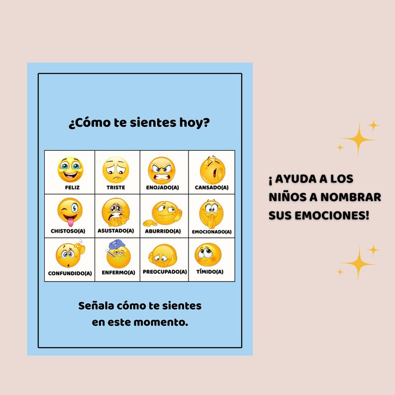 Kit De Emociones Y Regulación Para Niños| 6 Visuales Imprimibles SEL ...