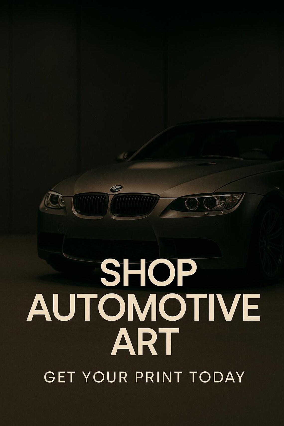 BMW E92 M3 GTS Poster – Fire Orange Rear View Wall Art | Digital Car ...
