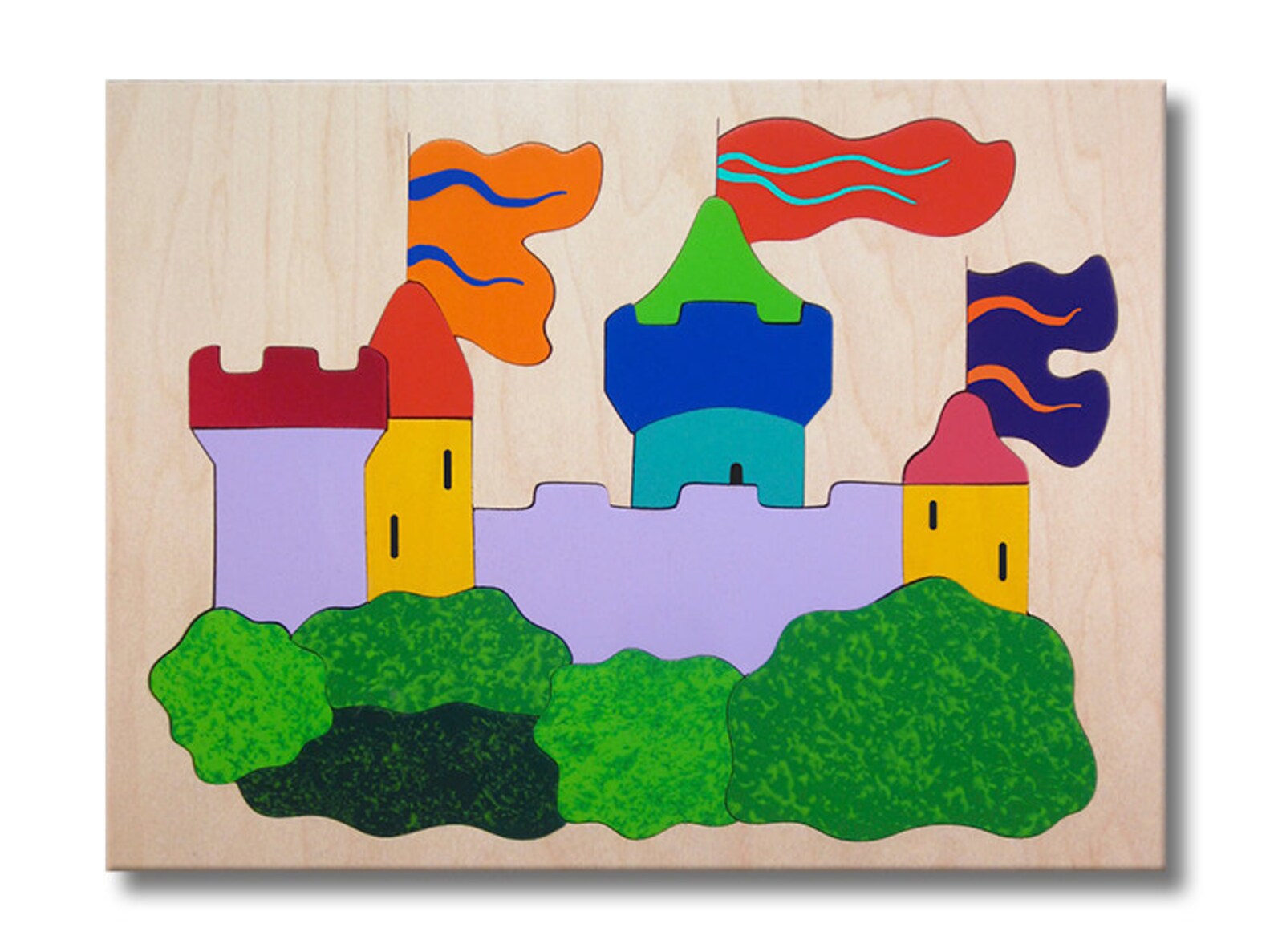 Castle Puzzle Toy for Children - Etsy