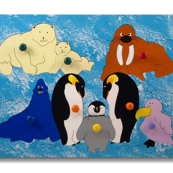 Polar Bear Puzzle - Etsy