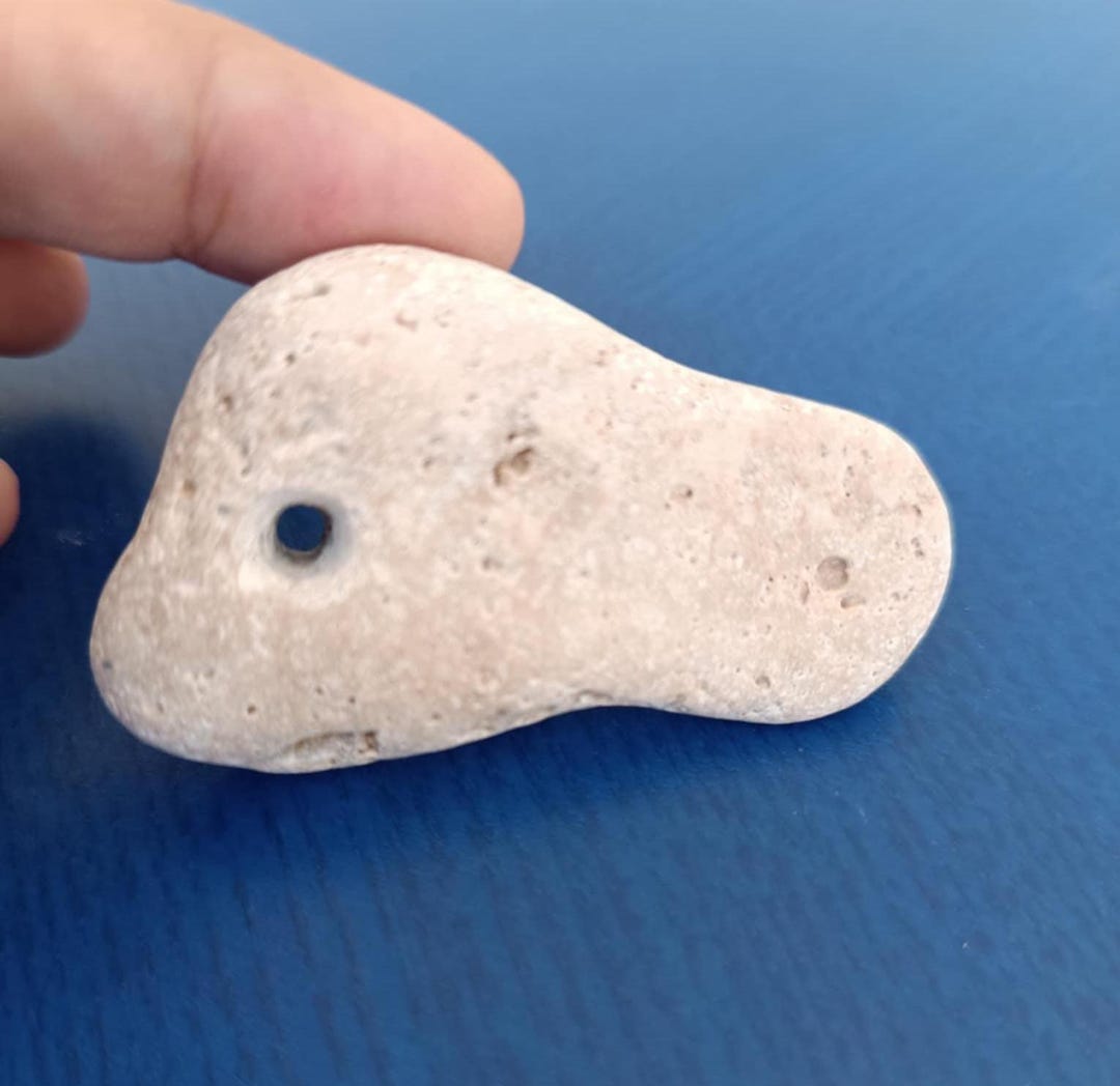 Rare Hagstone - Stone With Natural Holes - Witchcraft Pebble - Genuine ...