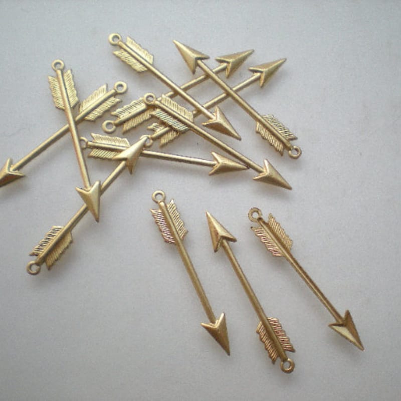 Brass Arrows - Etsy