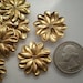 12 Brass Flower Mirror Rosettes ZC140 - Etsy