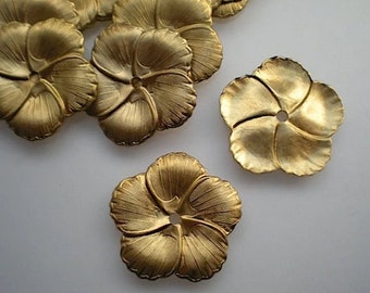 12 Brass Flower Mirror Rosettes ZC137 - Etsy