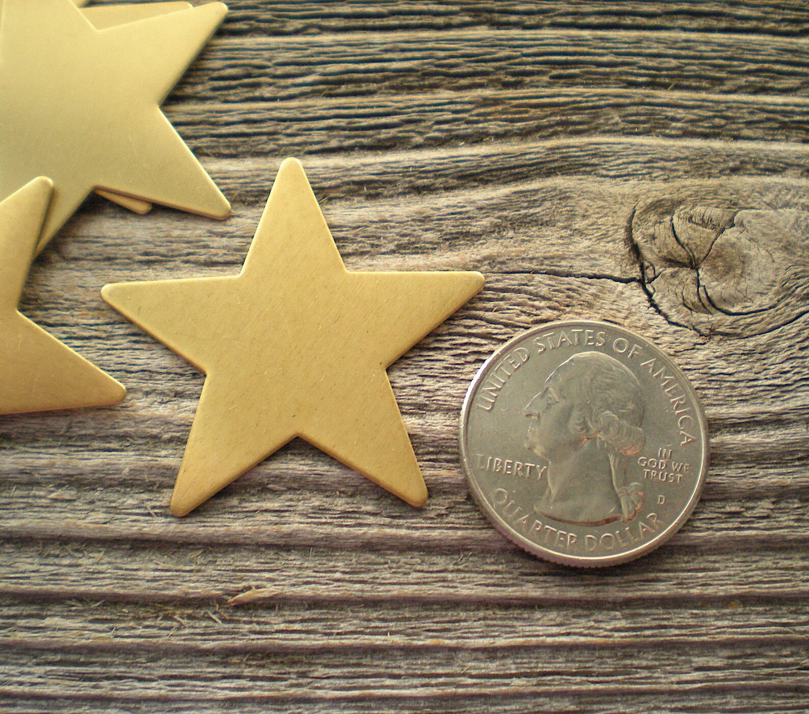 12 Large Flat Brass Star Stamping Blanks, 1-1/2” ZB303 - Etsy