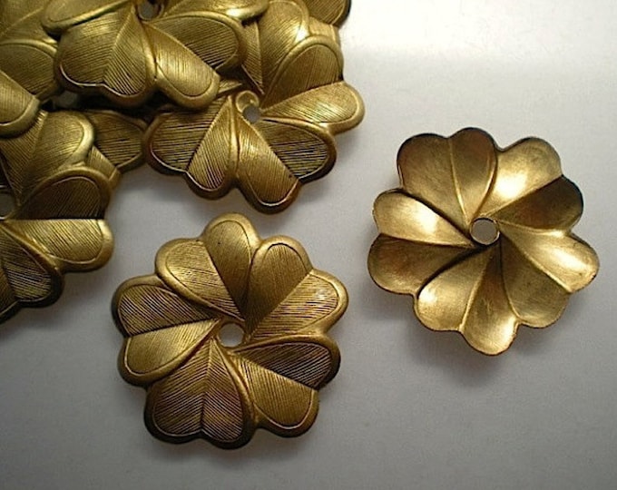 12 Heart Shape Rosettes ZC133 - Etsy
