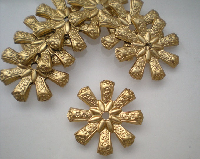 12 Brass Mirror Rosettes ZC107 - Etsy