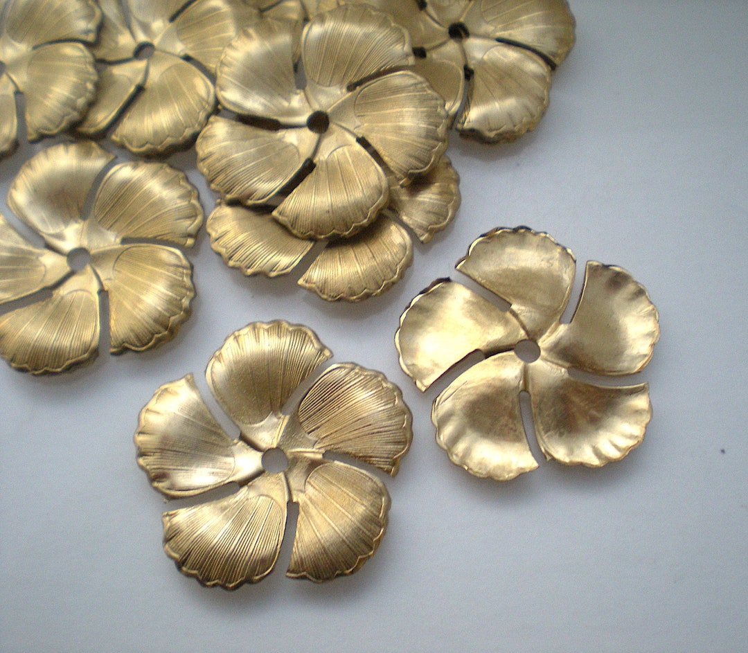 12 Large Brass Mirror Rosettes ZC135 - Etsy
