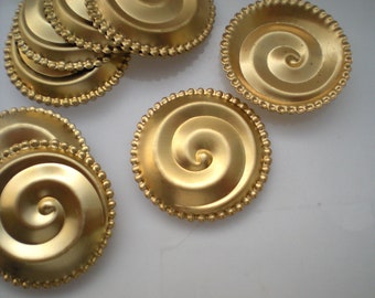 12 Brass Small Mirror Rosettes ZC104 - Etsy