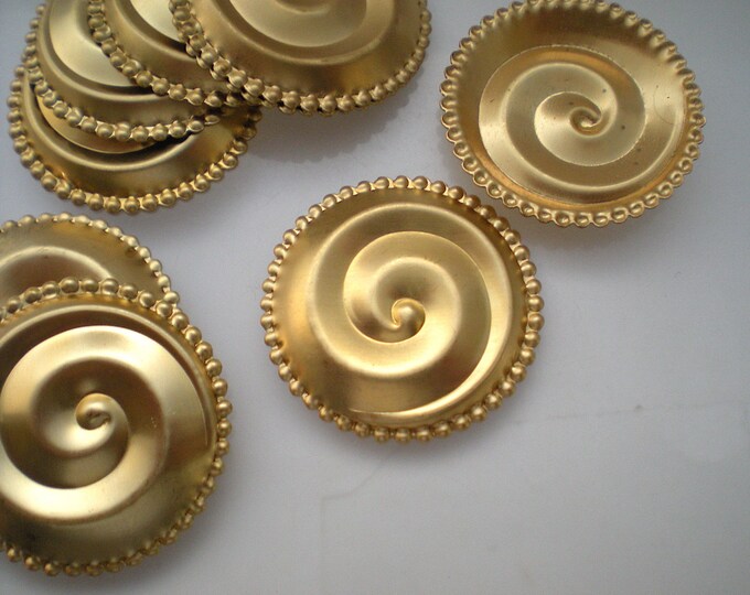 12 Brass Mirror Rosettes ZC107 - Etsy
