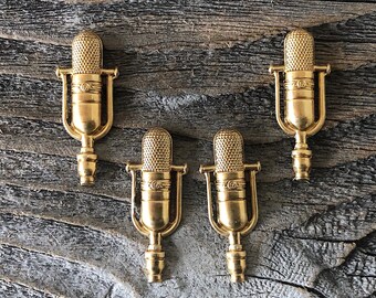 Brass Microphone - Etsy