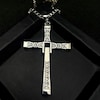 925 Sterling Silver Dominic Cross Toretto Chain Pendant Necklace - Etsy