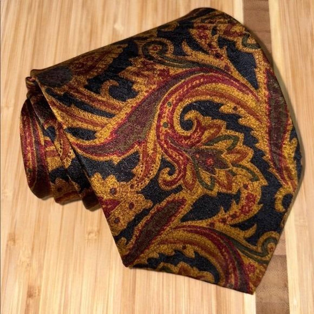 Kigili Men's Floral Embroidered Neck Tie – Formal, Preppy, Classic - Etsy