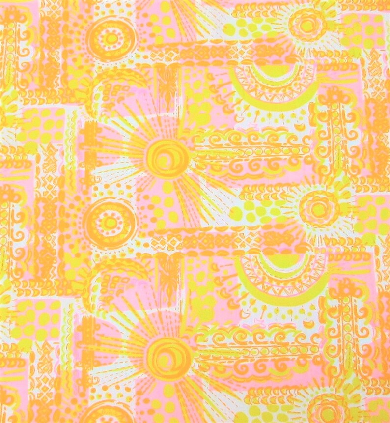 1 YARD Sunrise in the Sun Cotton Fabric Lily - Etsy