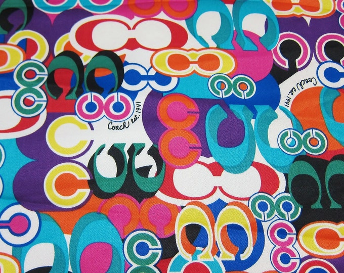 Authentic New Coach Signature Fabric 1 Yard X 57 Inches - Etsy