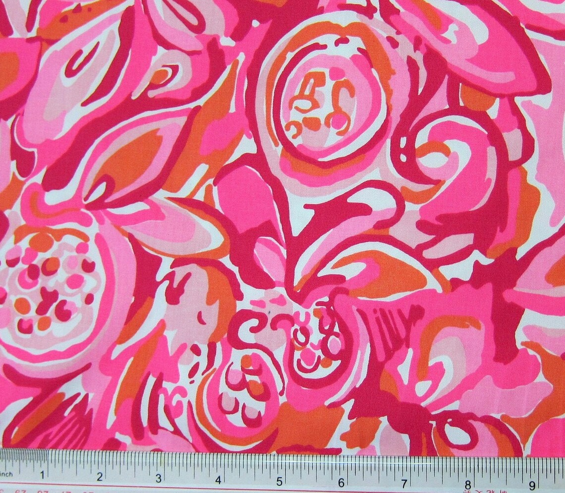 1 YARD Flamenco Mango Salsa Twill Cotton Fabric - Etsy