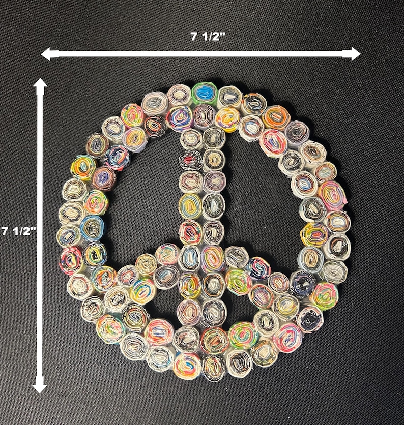 Paper Peace Sign - Etsy