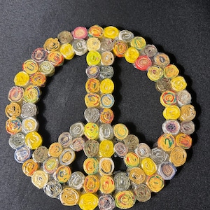 Paper Peace Sign - Etsy