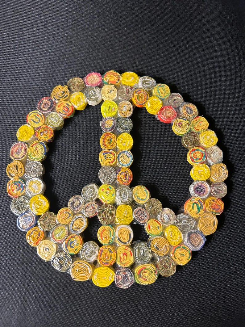Paper Peace Sign - Etsy