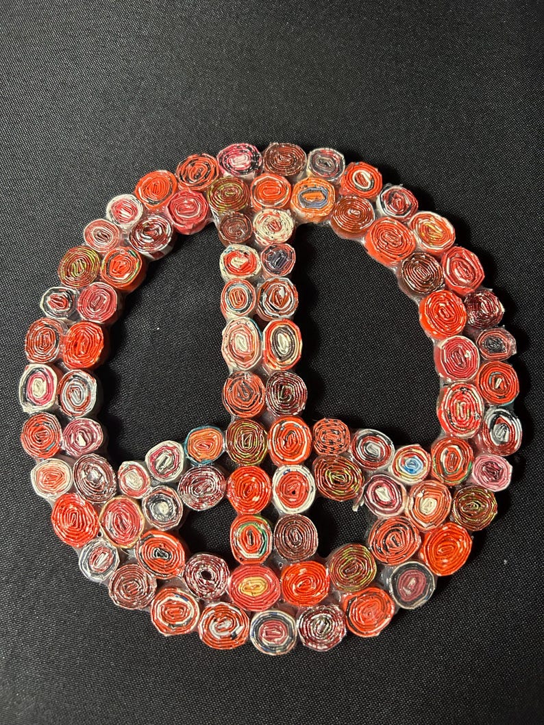Paper Peace Sign - Etsy
