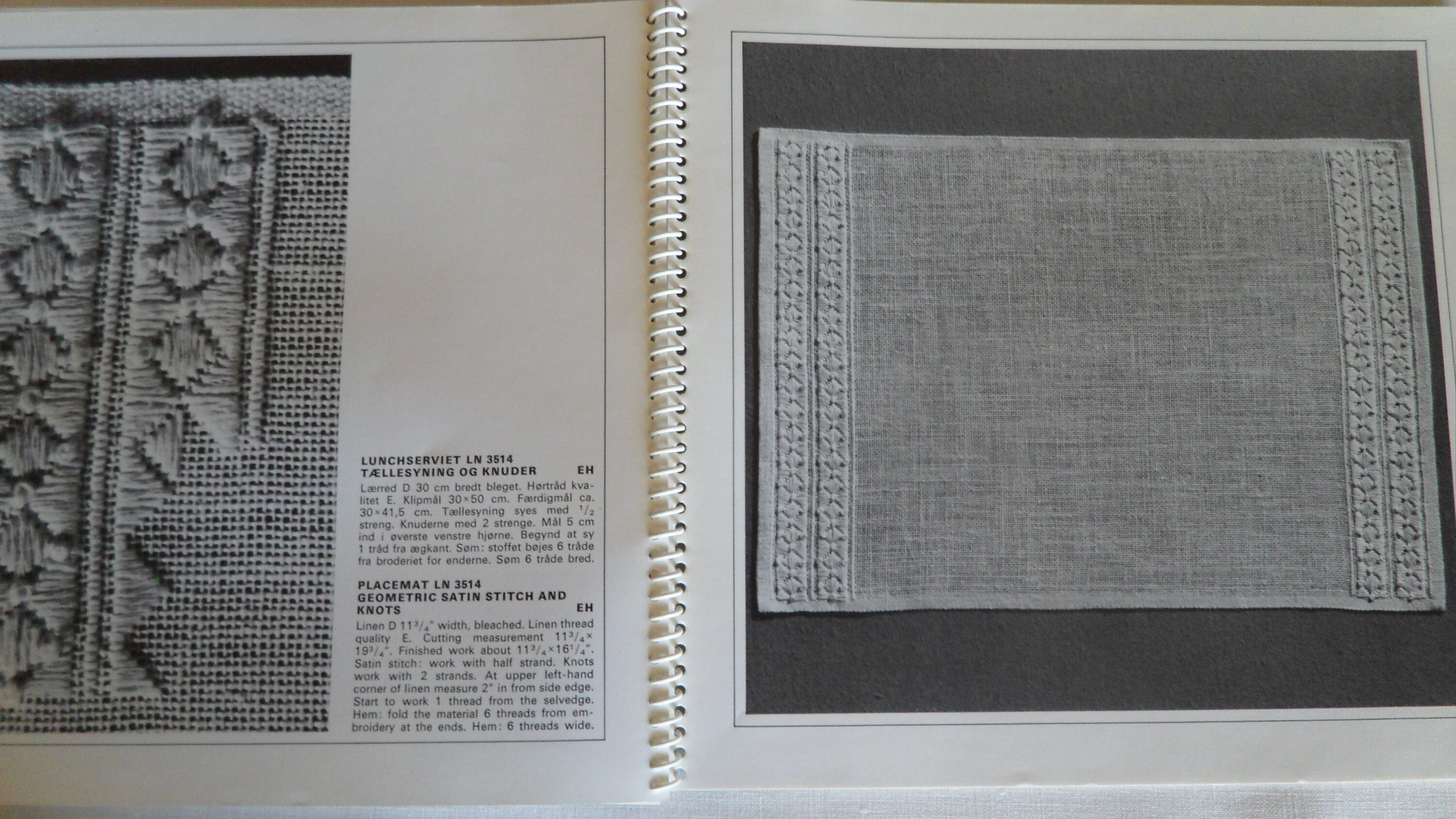 Counted Thread Embroidery/ Haandarbejdets Fremme 1968 / Vintage Danish ...