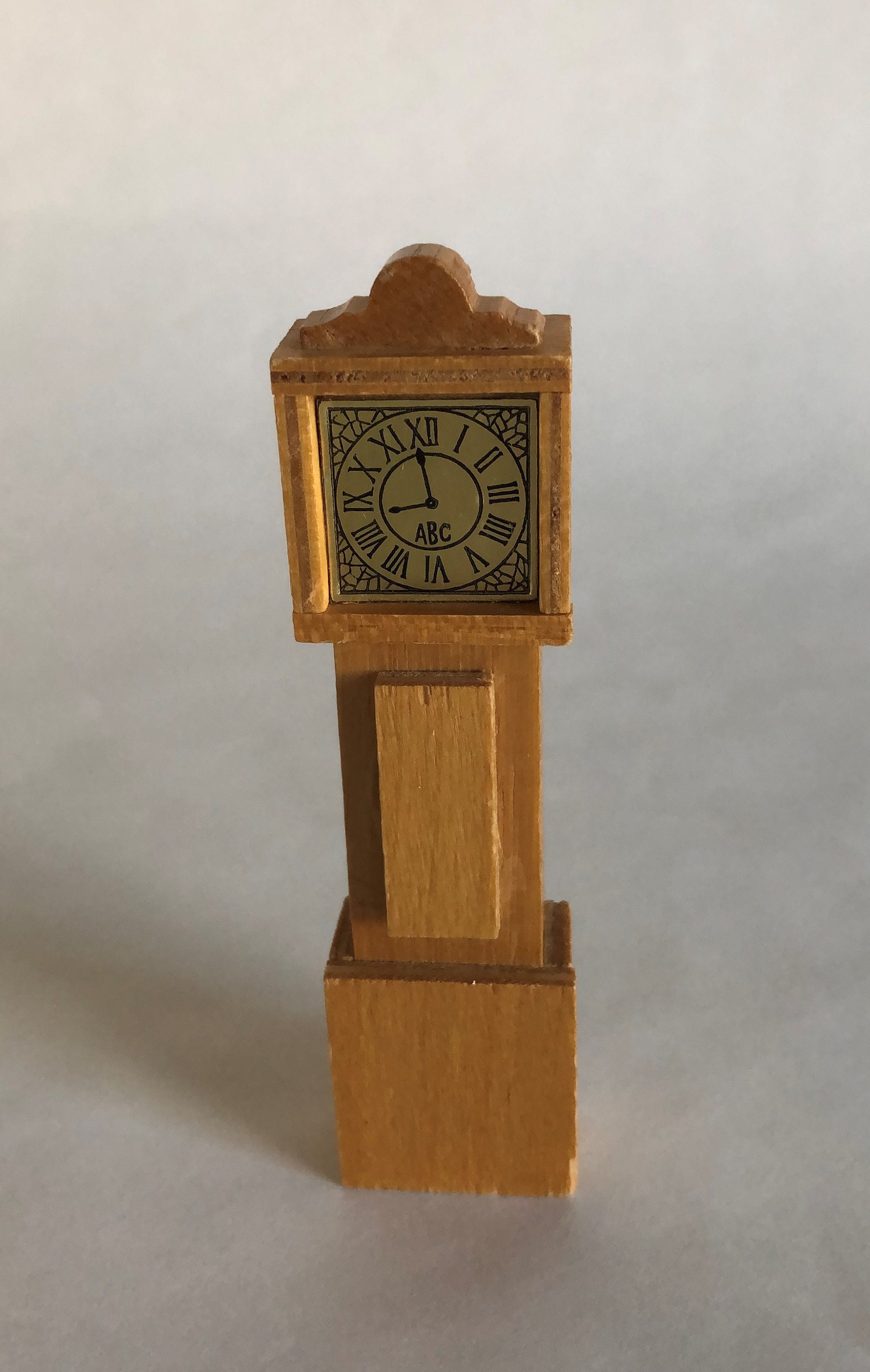 Vintage Small Grandfather Clock - Etsy