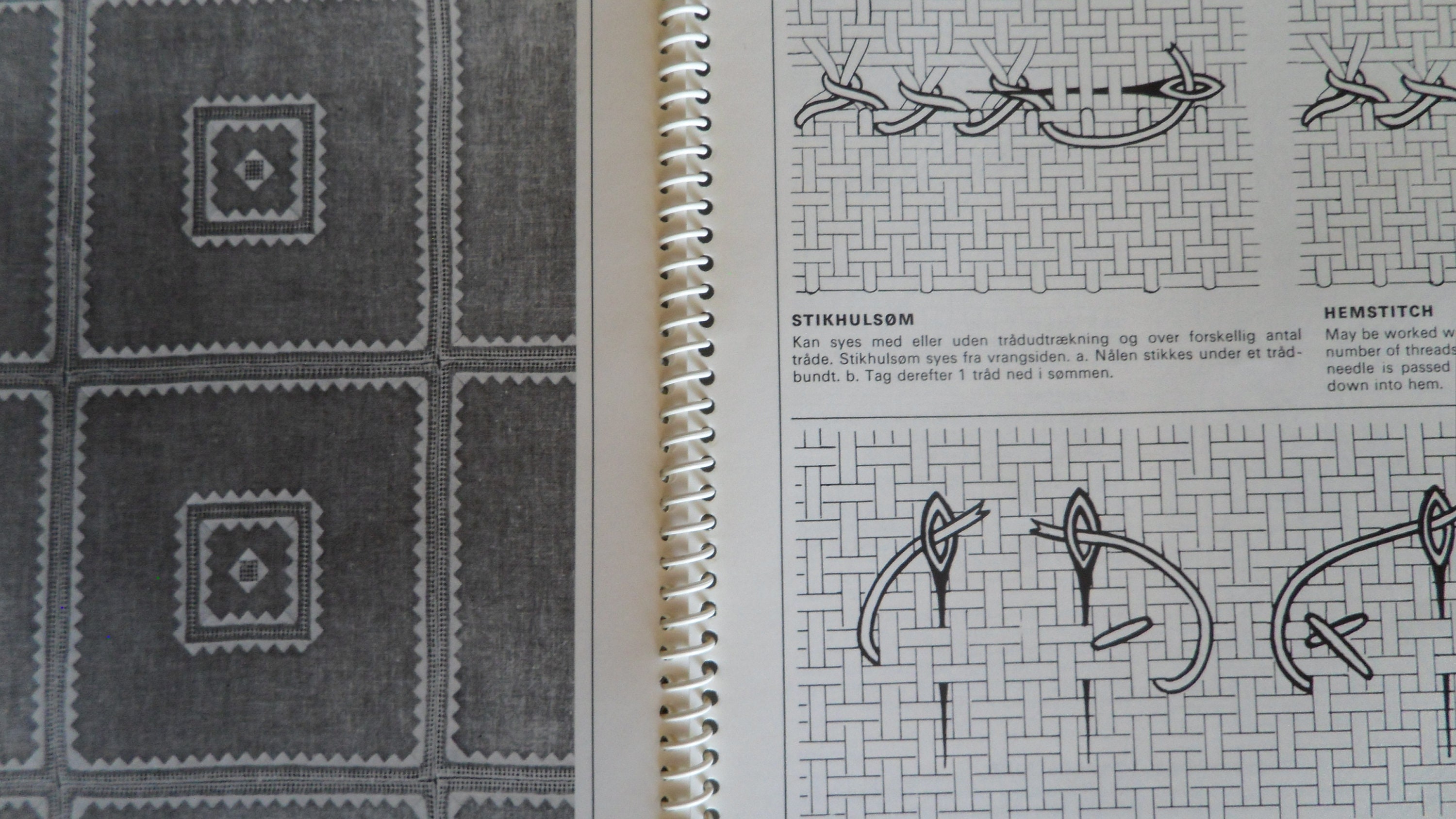 Counted Thread Embroidery/ Haandarbejdets Fremme 1968 / Vintage Danish ...