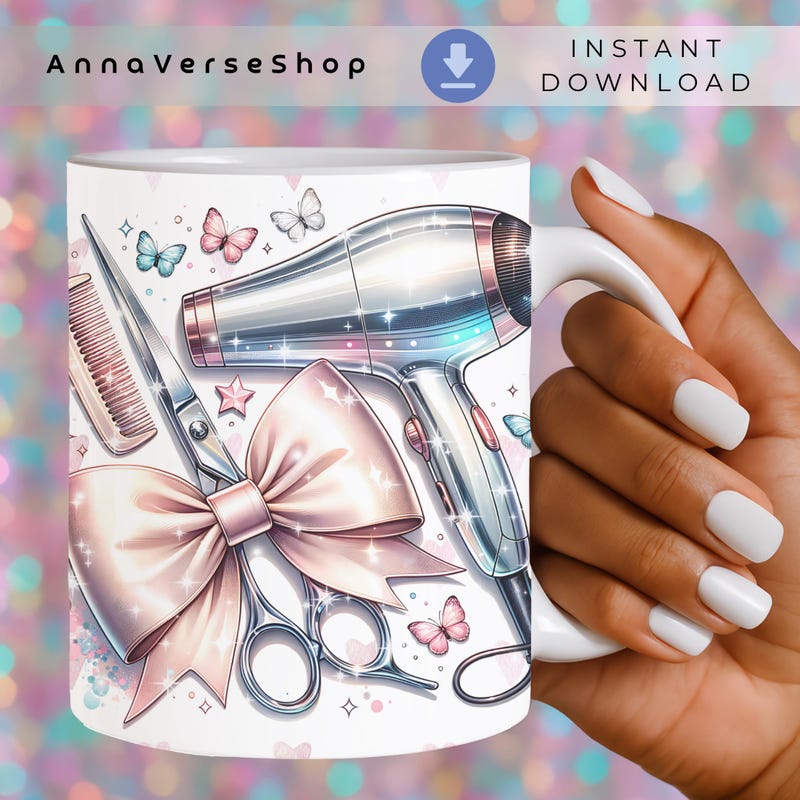 Hairdresser Mug Design - Etsy