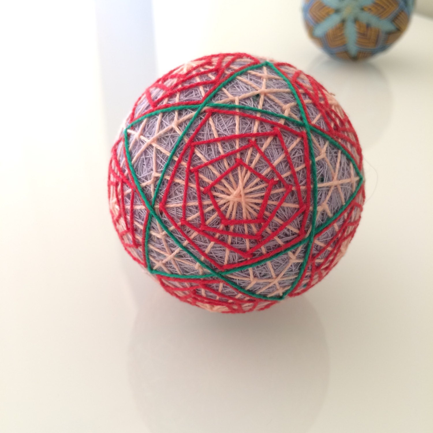 Do Not Forget the Roses Temari Ball - Japanese Folk Art - Etsy