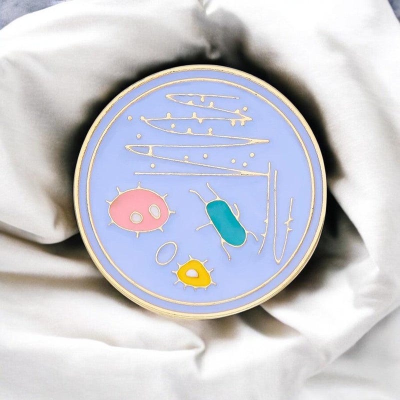 Microbiology Pin - Etsy